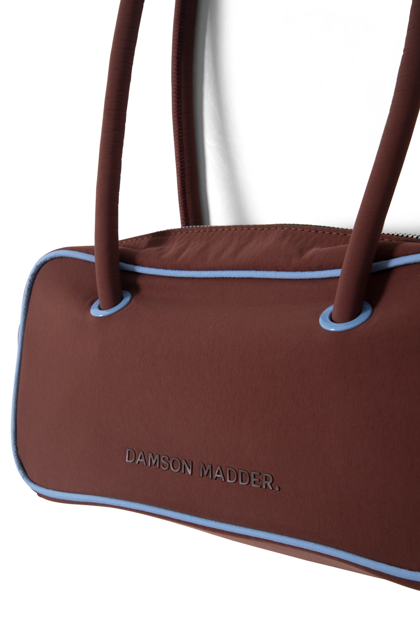 benny mini bowler - choc/blue – Damson Madder