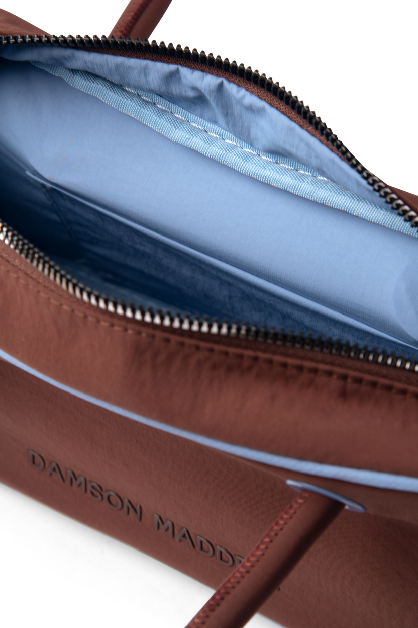 benny mini bowler - choc/blue – Damson Madder