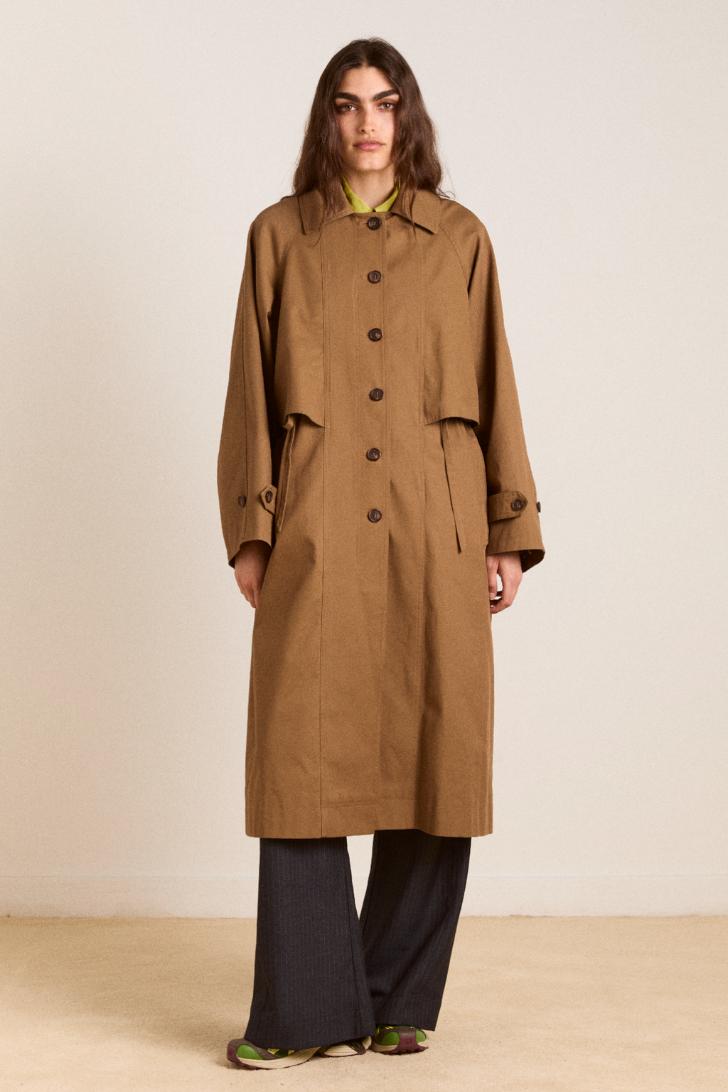 camille trench - mocha – Damson Madder