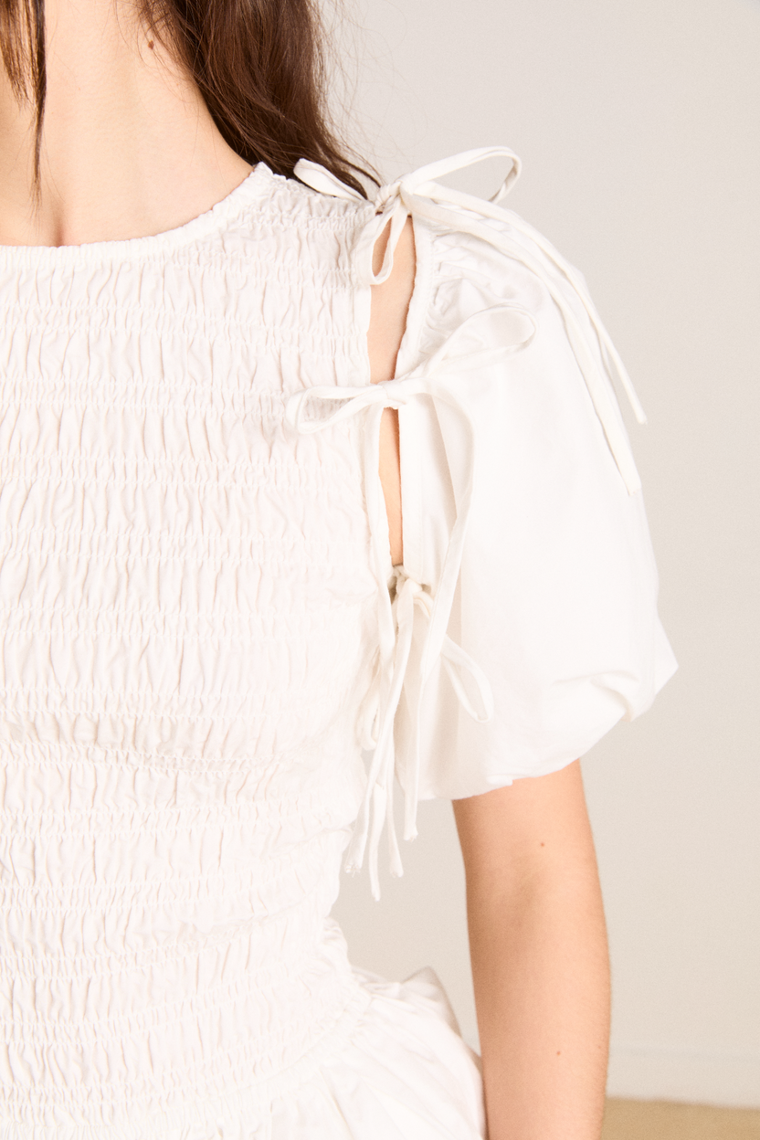 becca multi-way blouse - white – Damson Madder