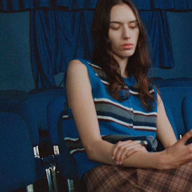 pearl hooded puffer - multi check – Damson Madder