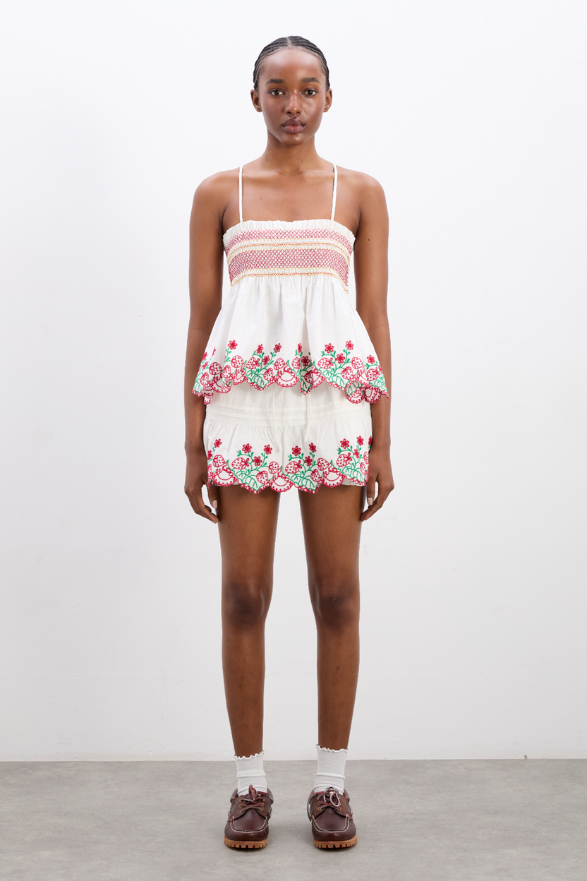 andy cami - berry embroidery – Damson Madder