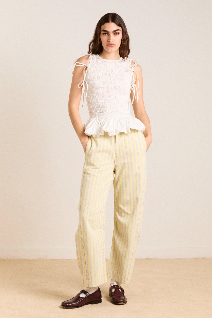 becca multi-way blouse - white – Damson Madder